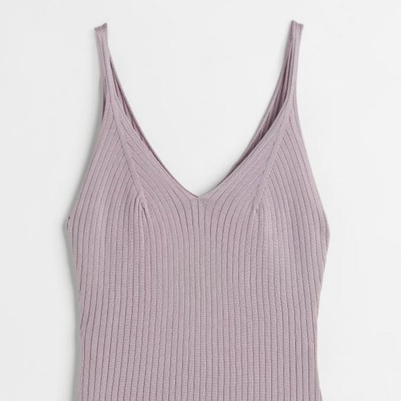 H&M | Tops | Plus Size Light Purple Ribbed Tank Xxl | Poshmark